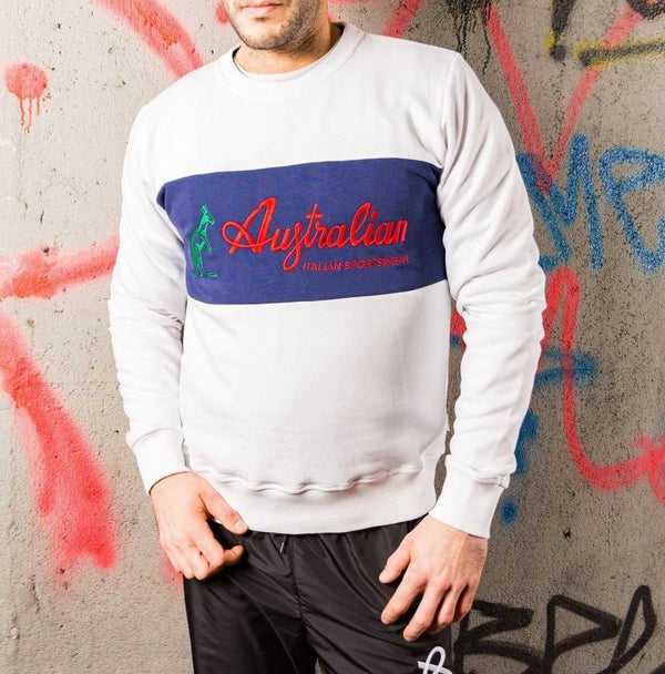 Australian Gabber Hooded Basic Big Logo Crewneck – GABBERPLANET